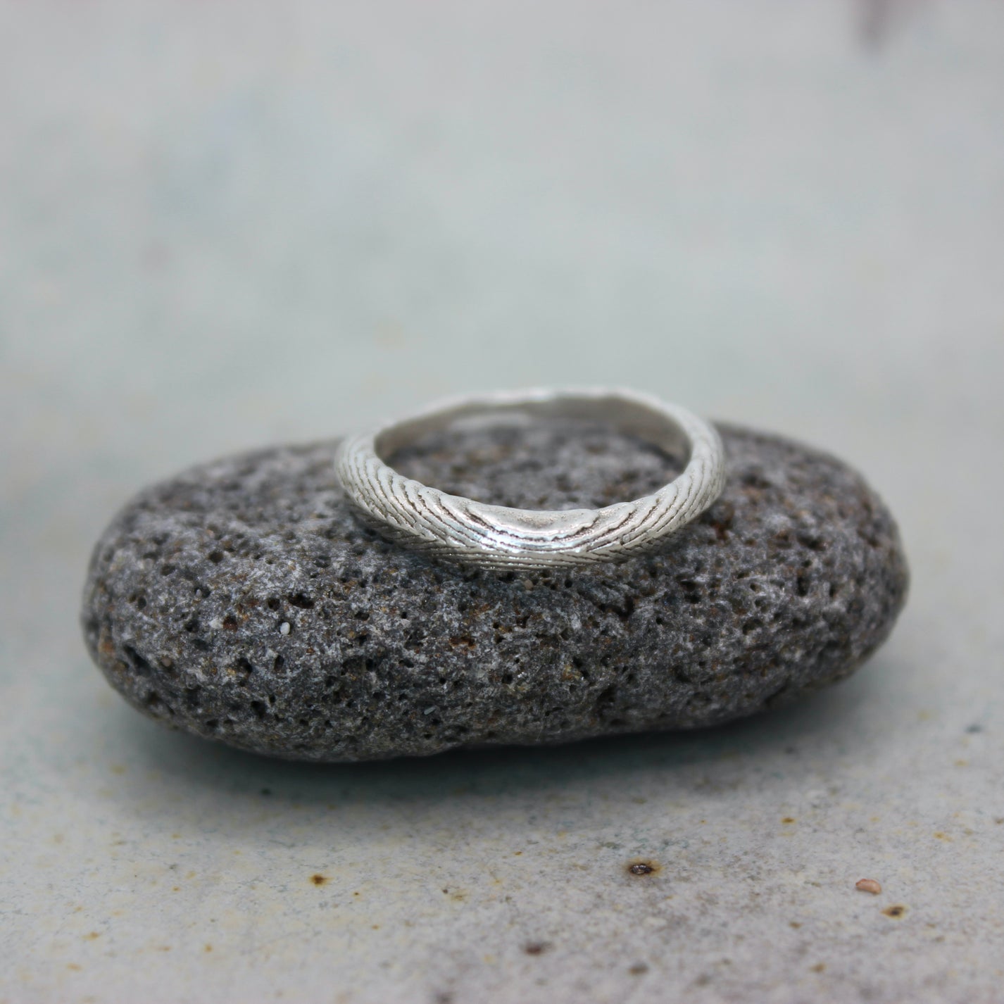 Jom ring | cuttlefish texture – Green Wave Jewellery